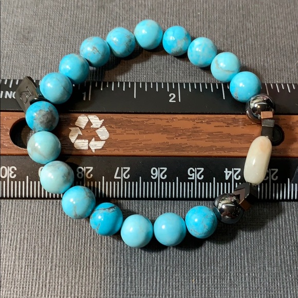 Rustic Cuff | Jewelry | 2 Rustic Cuff Bracelets Feather Rare Blue ...